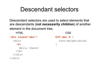 introduction to css cascading style sheets | PDF