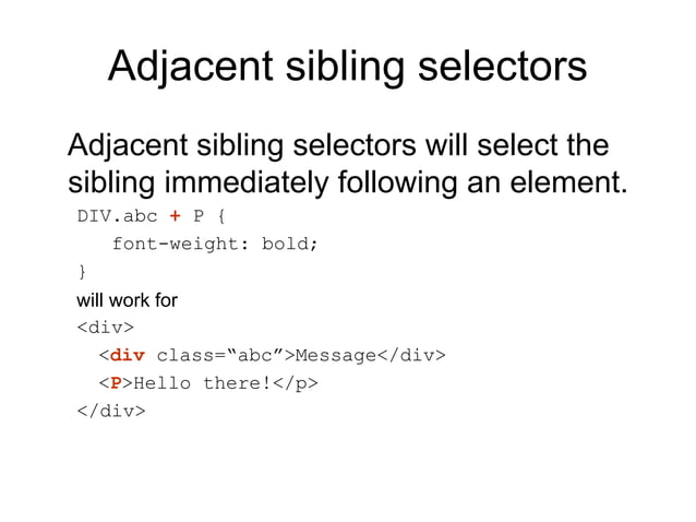 introduction to css cascading style sheets | PPT