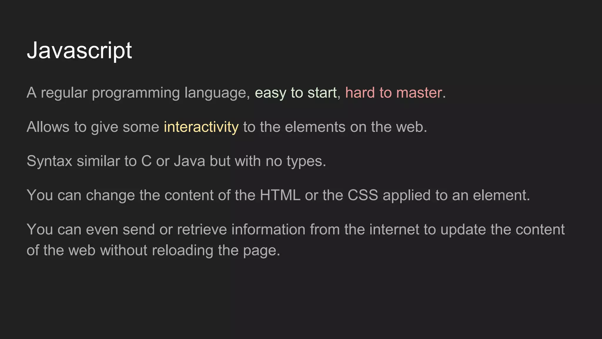 Introduction to HTML+CSS+Javascript.pptx | Web Design and HTML | Internet