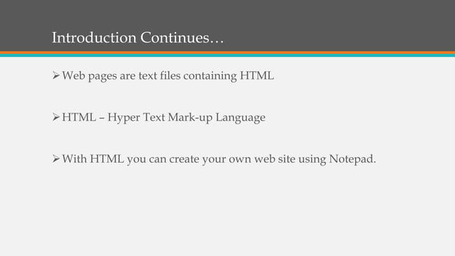 Introduction to html fundamental concepts | PPT
