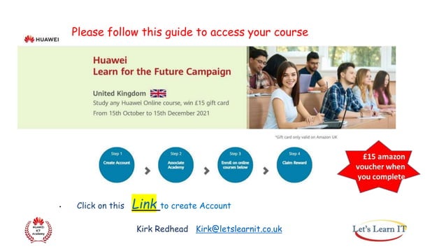 Introduction to huawei learn for the future campaign | PPTX