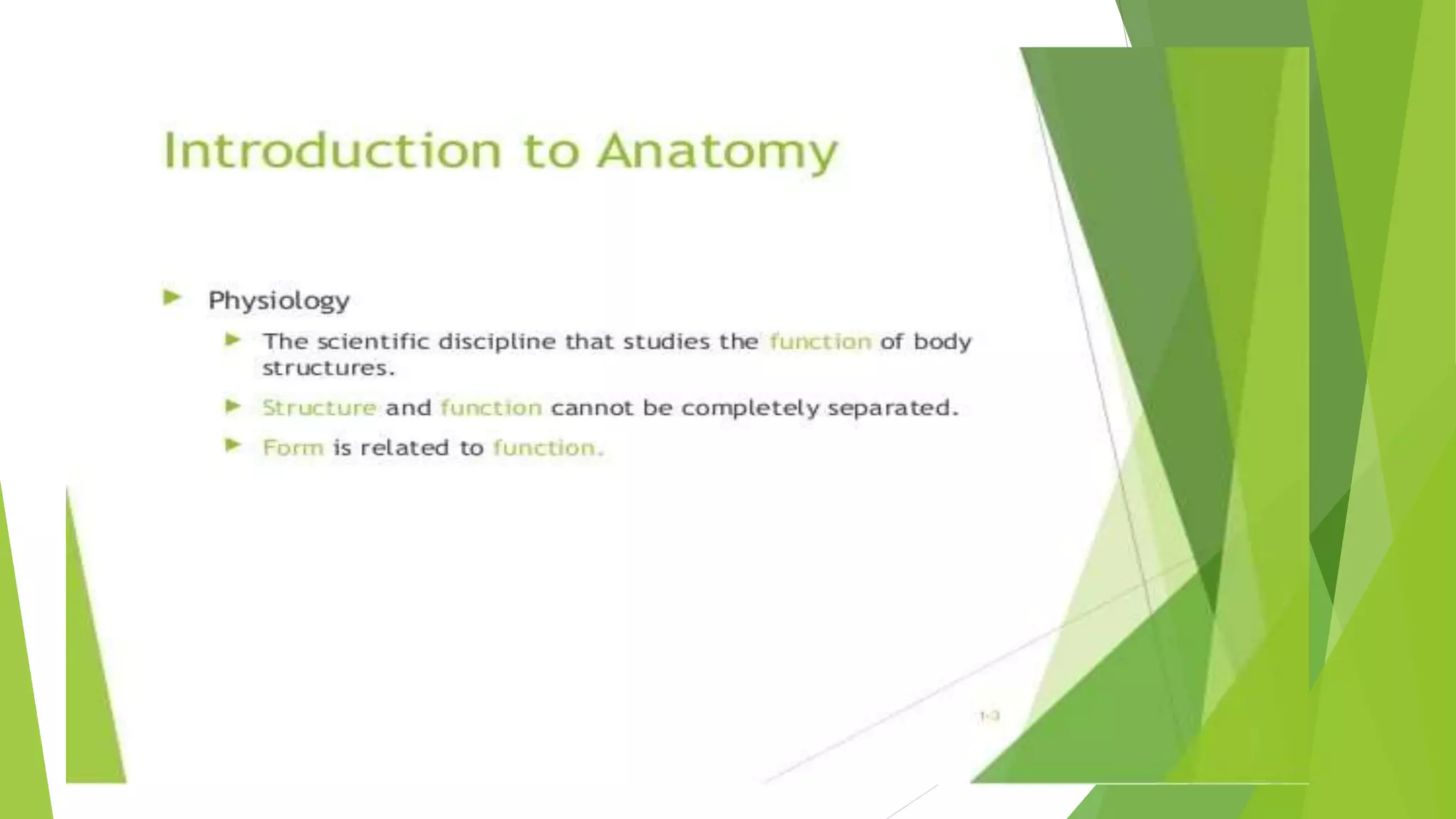 Introduction to human anatomy and physiology | PPTX