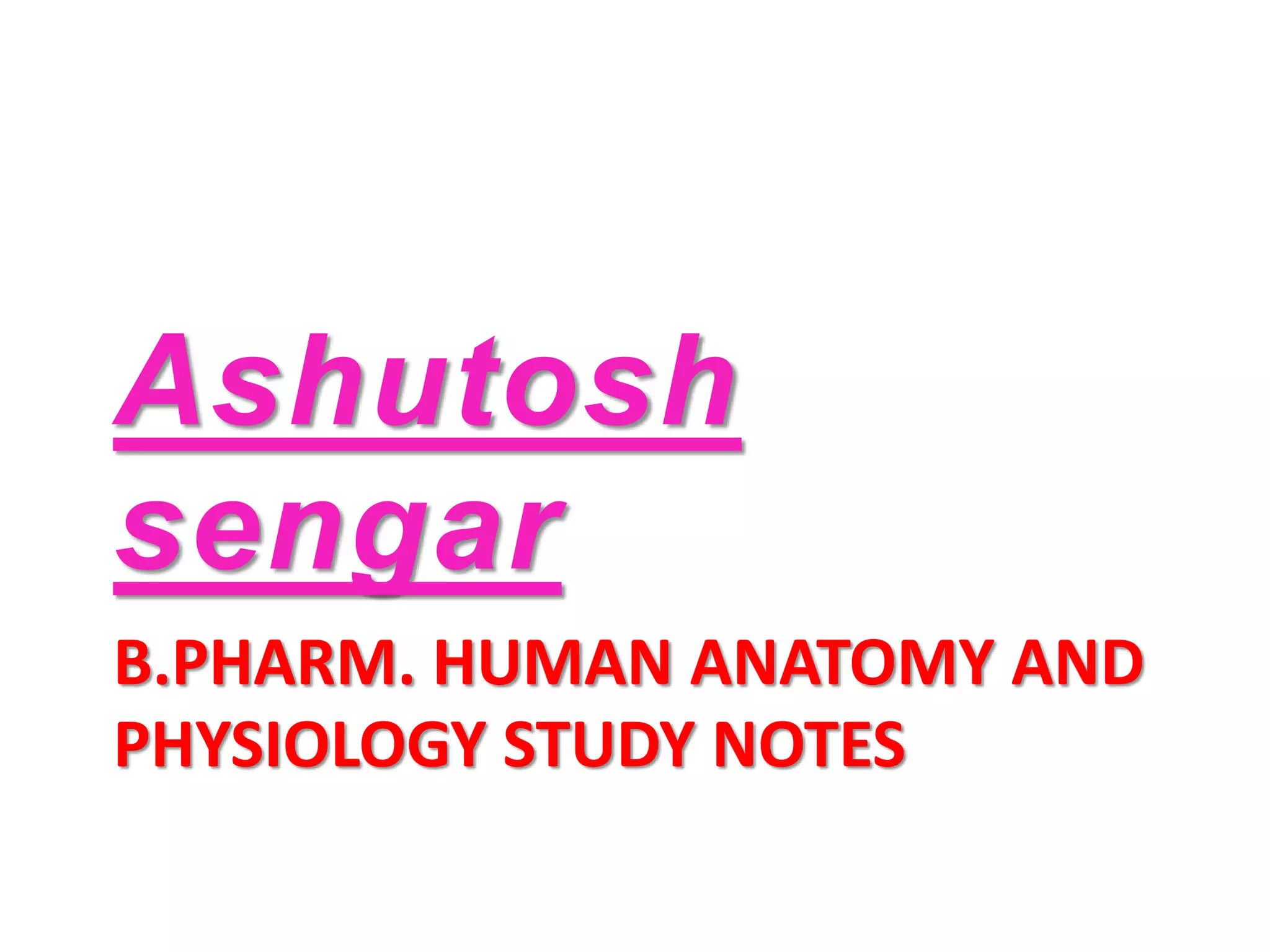 Introduction to human body Definition and scope of anatomy and ...