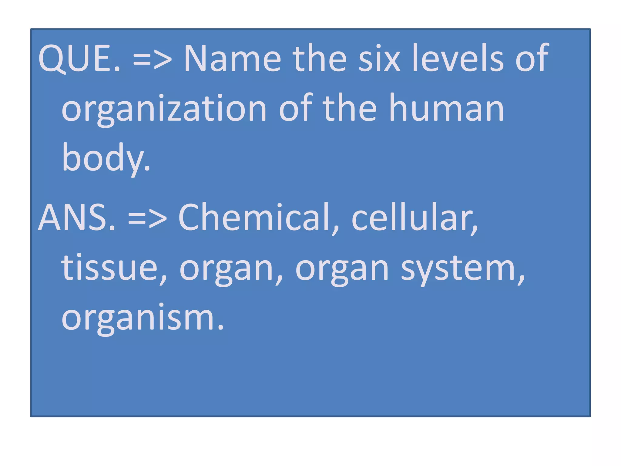 Introduction to human body Definition and scope of anatomy and ...