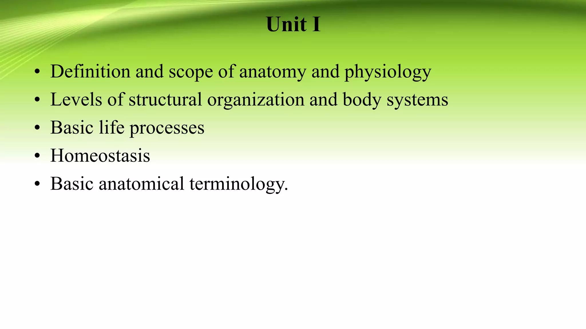 Introduction to human body | PPTX