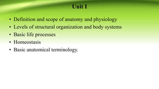 Introduction to human body | PPTX