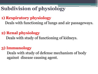 Introduction to human body, B.pharm Unit I | PPTX