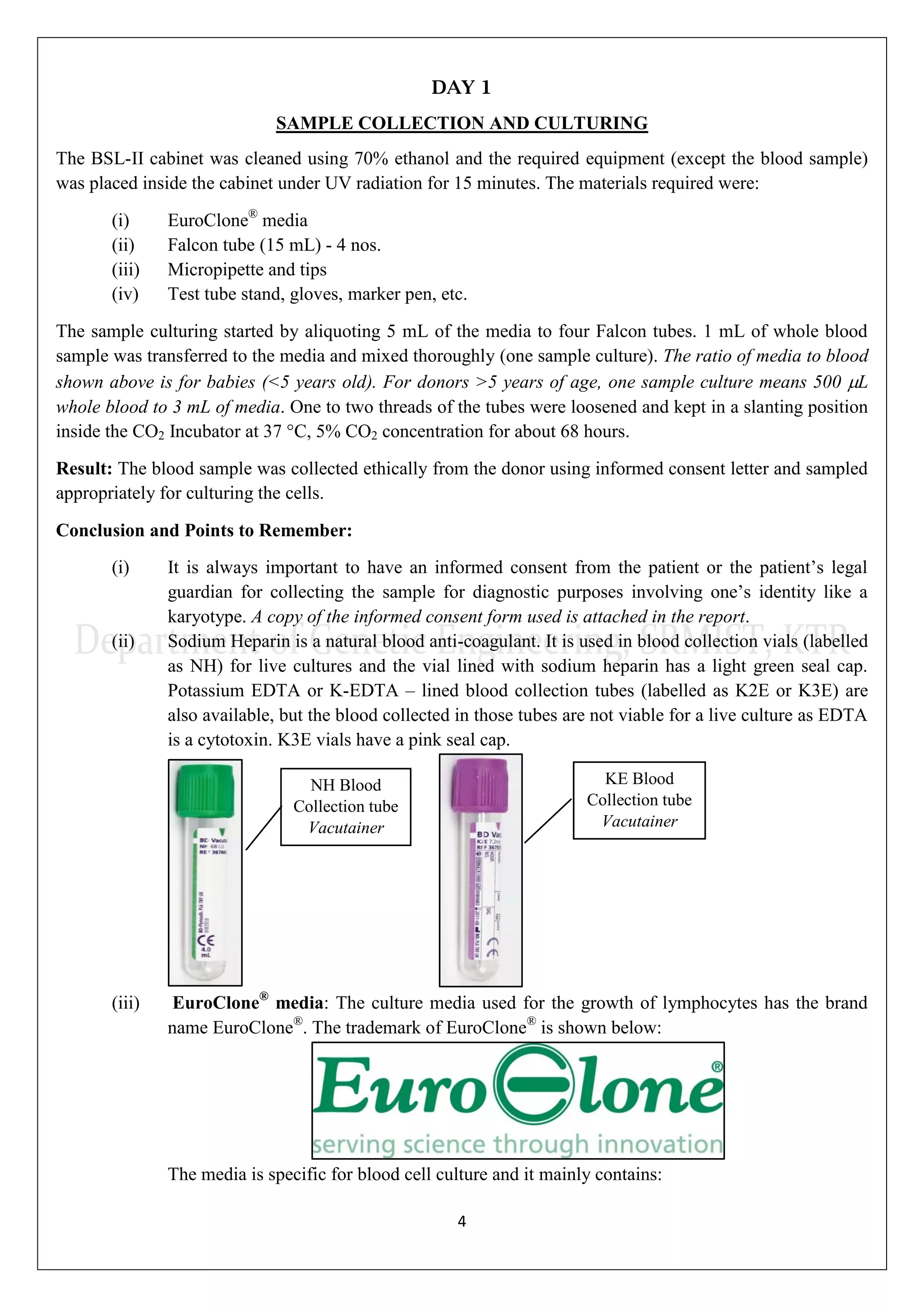Introduction to HUMAN CHROMOSOME ANALYSIS: Conventional Karyotyping ...