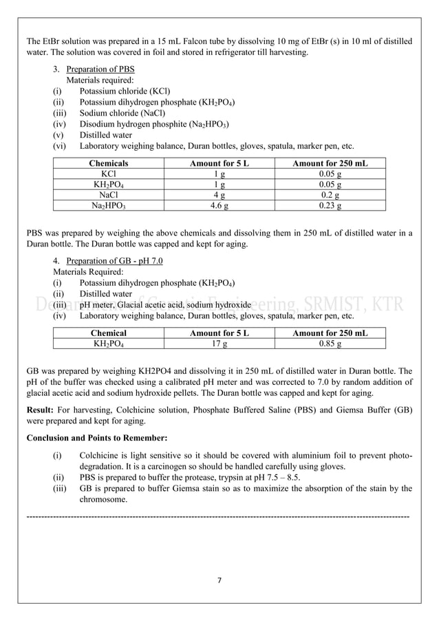 Introduction to HUMAN CHROMOSOME ANALYSIS: Conventional Karyotyping ...