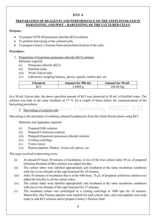 Introduction to HUMAN CHROMOSOME ANALYSIS: Conventional Karyotyping ...