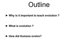 An Introduction to human evolution | PPT