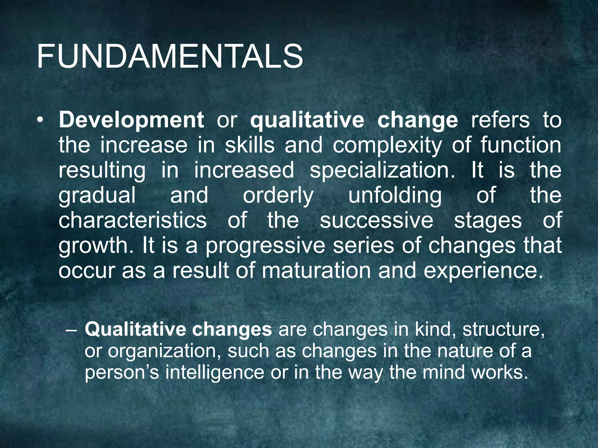 Introduction to Human Growth & Development | PDF