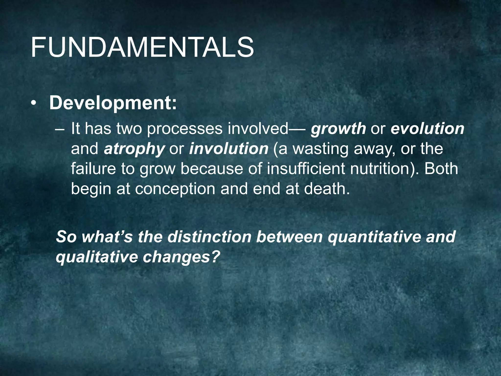 Introduction to Human Growth & Development | PPT Introduction to Human Growth & Development | PPT
