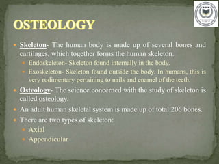 Introduction to Human Osteology Part 1 | PPTX
