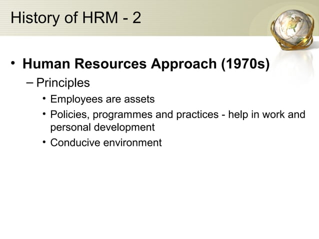 Introduction to human resource management | PPT | Human Resources ...