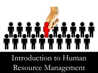 Introduction to human resource management (1) | PPT