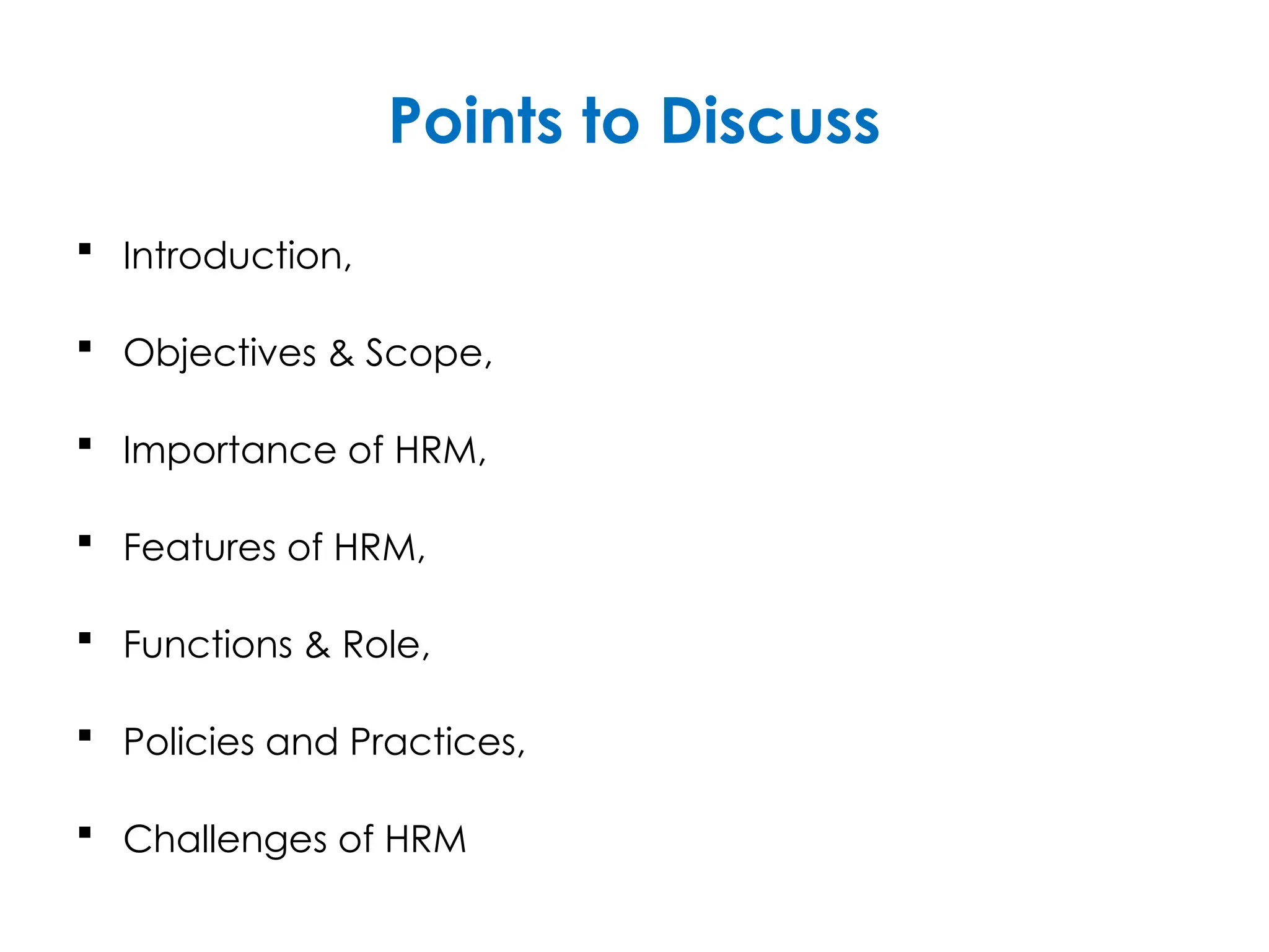 Introduction to Human Resource Management (HRM) | PPTX