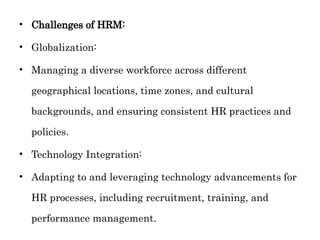 Introduction to Human Resource Management (HRM) | PPTX