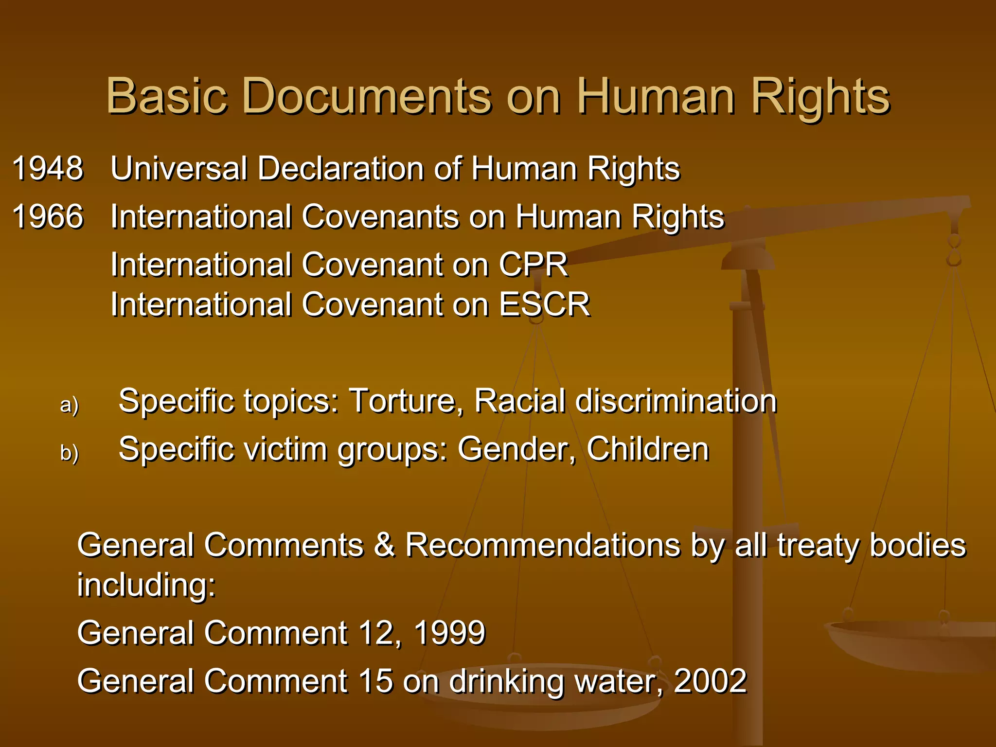 Introduction to human rights | PPT
