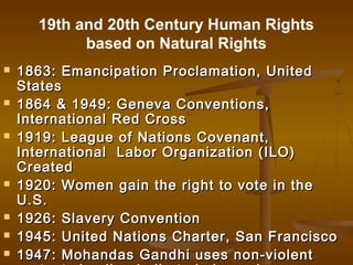 Introduction to human rights | PPT