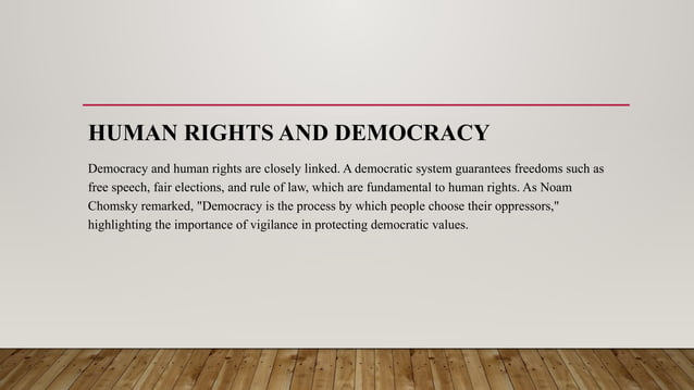 Introduction to human rights and its arguments | PPTX