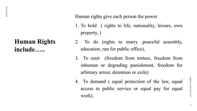 introduction to human rights in Sociology | PPTX