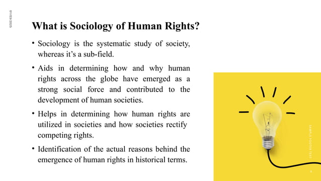 introduction to human rights in Sociology | PPTX