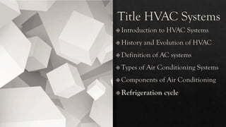 Introduction to HVAC SYSTEMS AND ETC..pdf