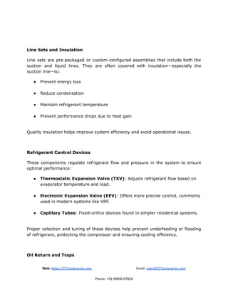 Introduction to HVAC Refrigerant Distribution Systems | PDF