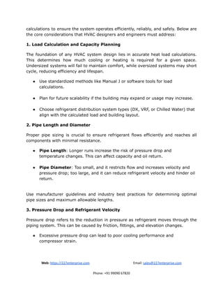 Introduction to HVAC Refrigerant Distribution Systems | PDF