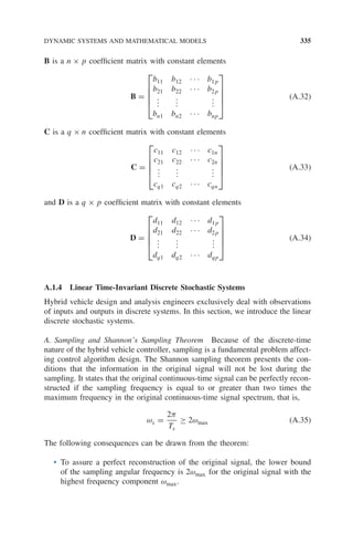 Introduction to Hybrid Vehicle System Modeling and Control - 2013 - Liu - Appendix A System ...
