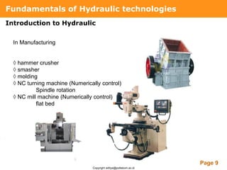 Introduction to hydraulic | PPT