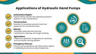 Introduction to Hydraulic Hand Pumps | PPTX