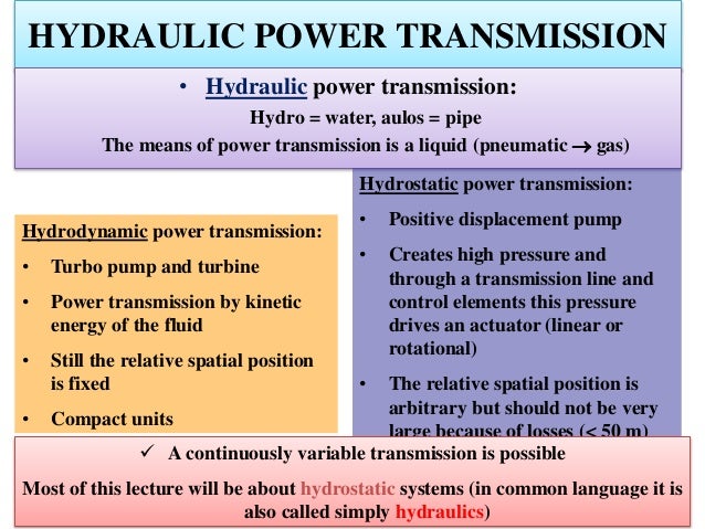 Introduction to hydraulics and pneumatic