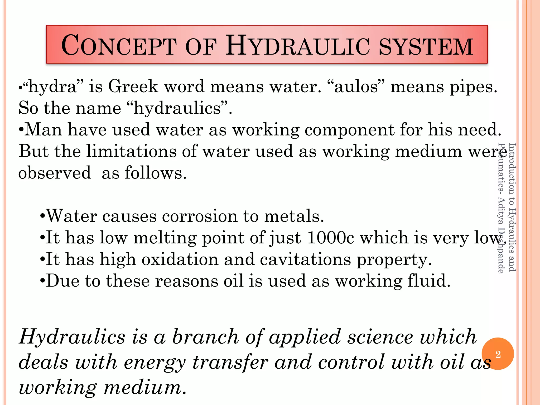 Introduction to hydraulics and pneumatics | PDF