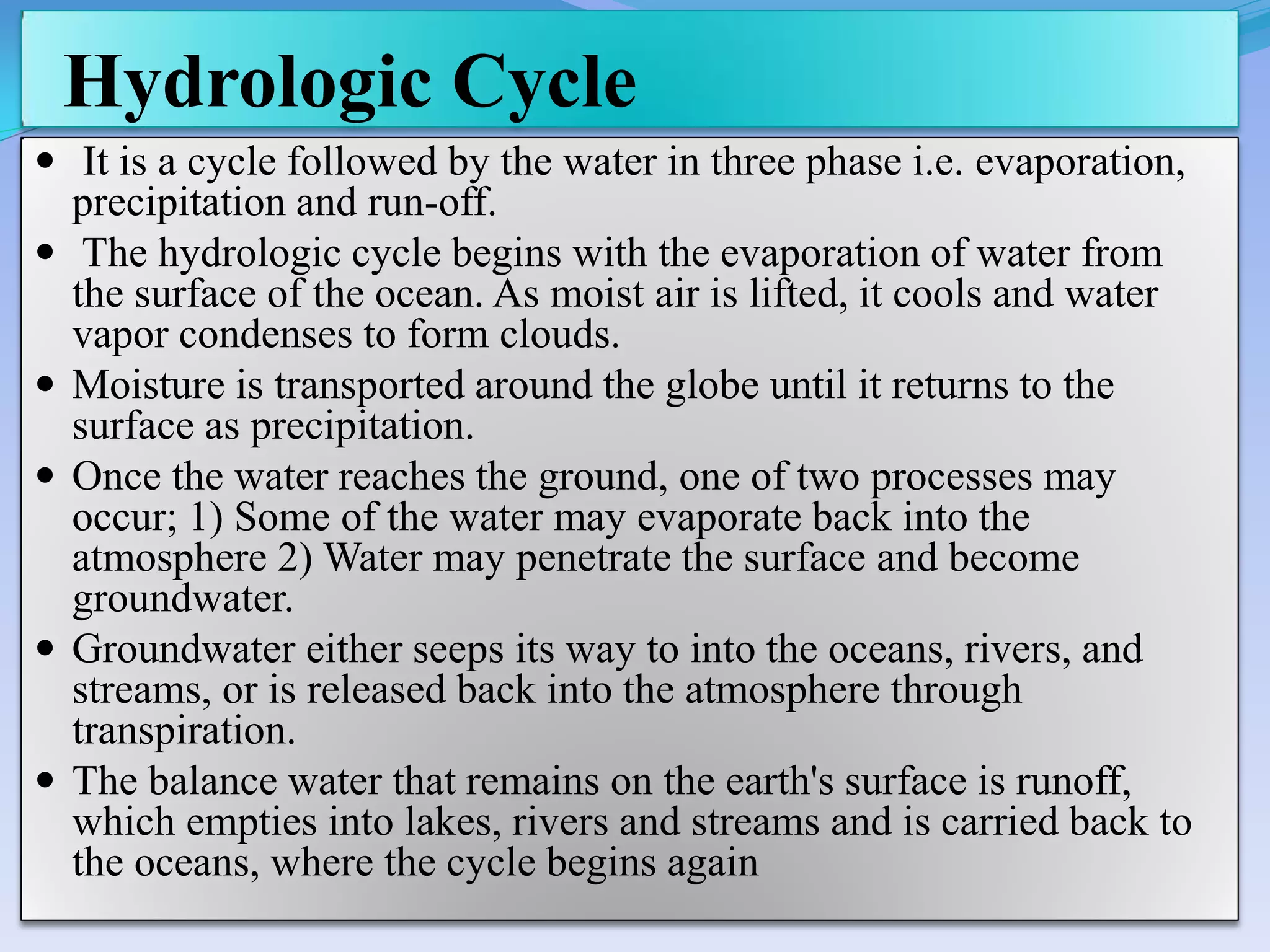 Introduction to Hydrology | PDF