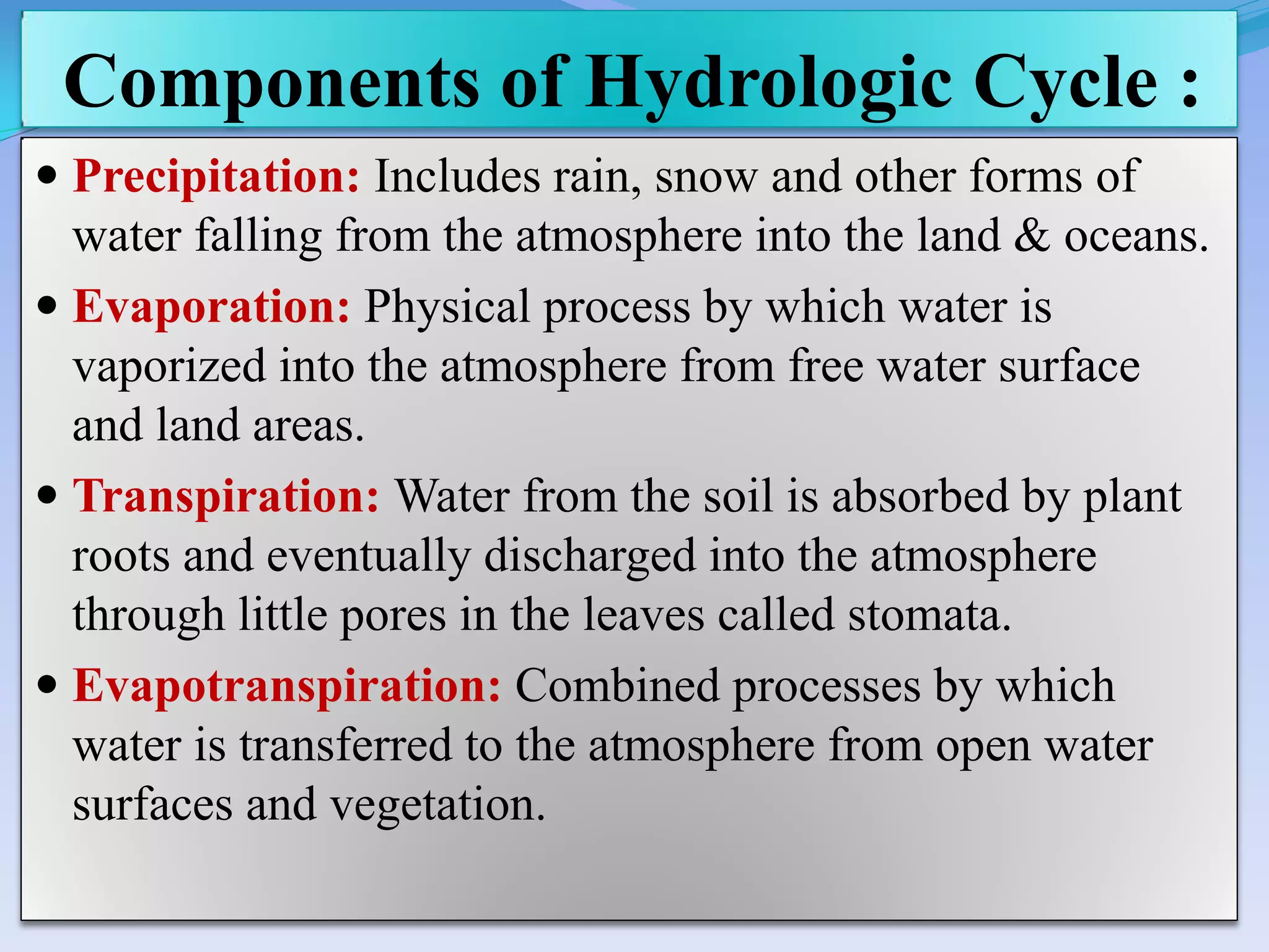 Introduction to Hydrology | PDF