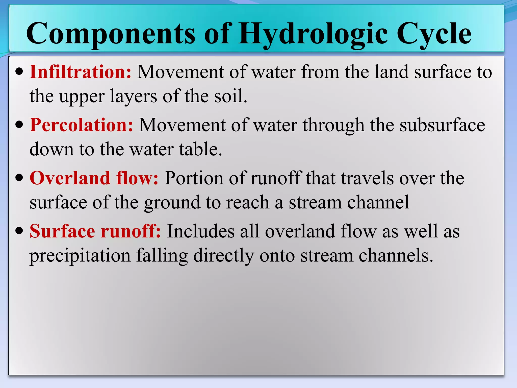 Introduction to Hydrology | PDF