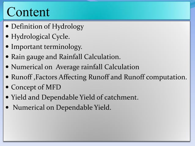 Introduction to Hydrology | PDF