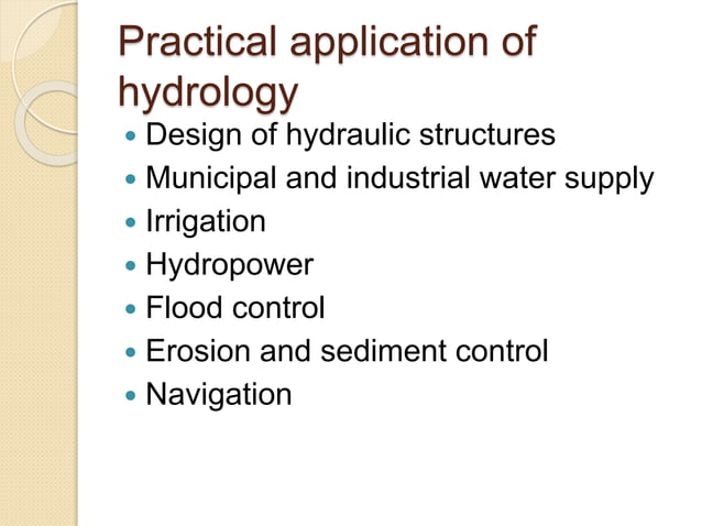 Introduction to Hydrology & Precipitation - Module - 1.pptx