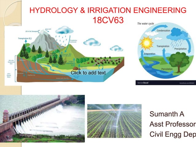 Introduction to Hydrology & Precipitation - Module - 1.pptx