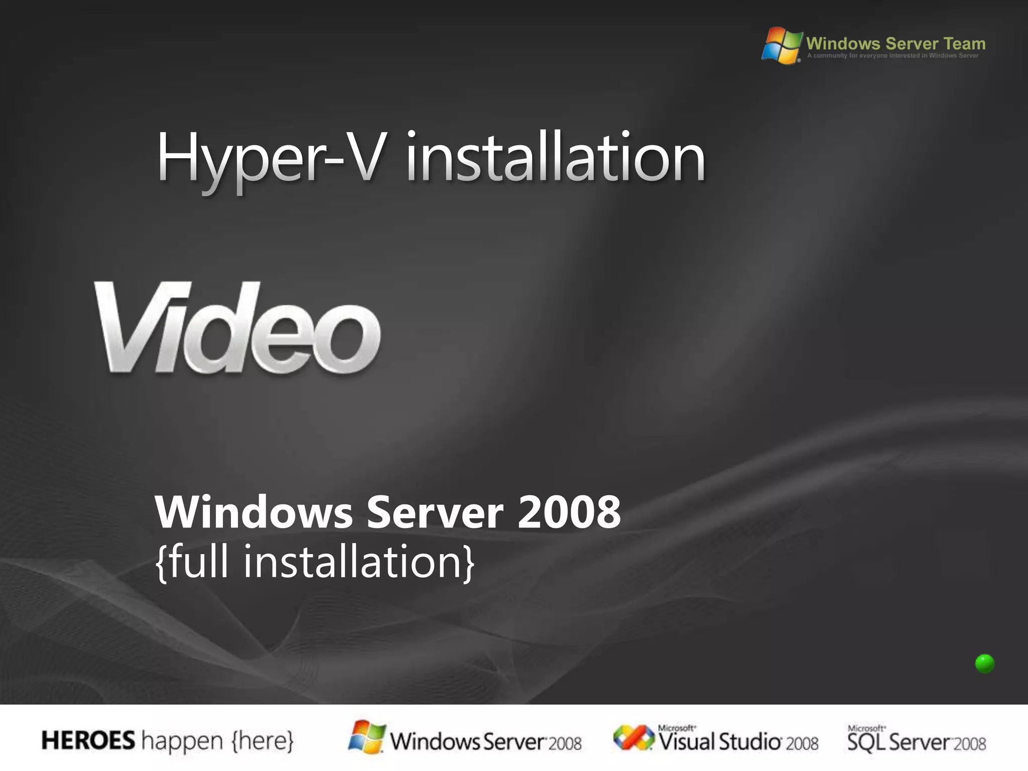 Introduction to Hyper-V | PPT