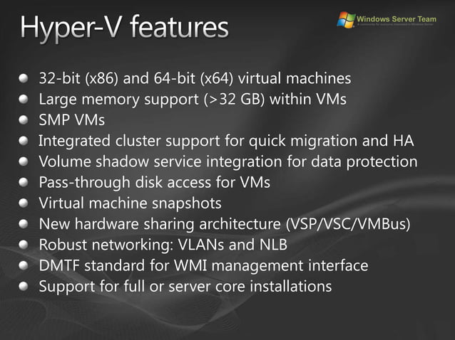 Introduction to Hyper-V | PPTX
