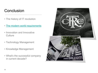 Introduction to ibm | PDF