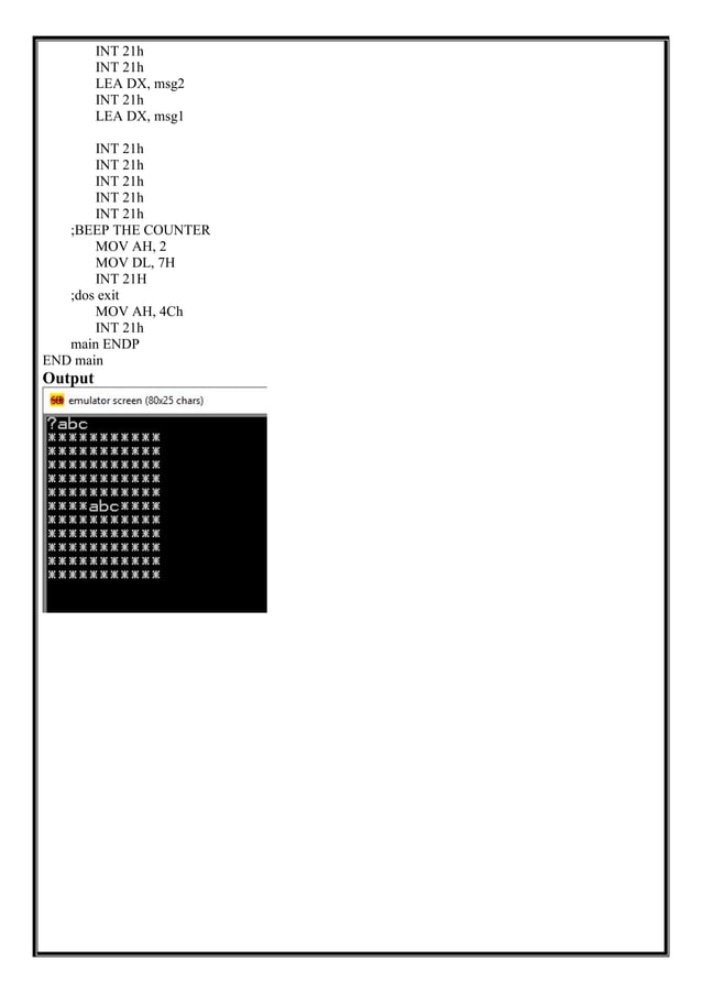 Introduction to ibm pc assembly language | PDF