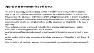 IntroductiontoIBPsychologyPPT - beginner's guide | PPTX