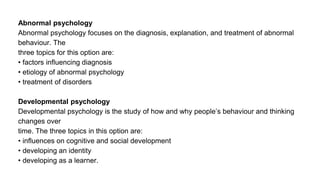 IntroductiontoIBPsychologyPPT - beginner's guide | PPTX