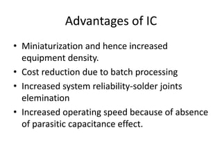 Introduction to ic | PDF