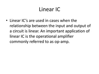 Introduction to ic | PDF