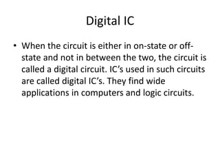 Introduction to ic | PDF